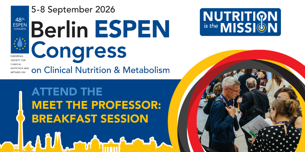Meet the Professor: Breakfast Session | ESPEN 2026 Congress